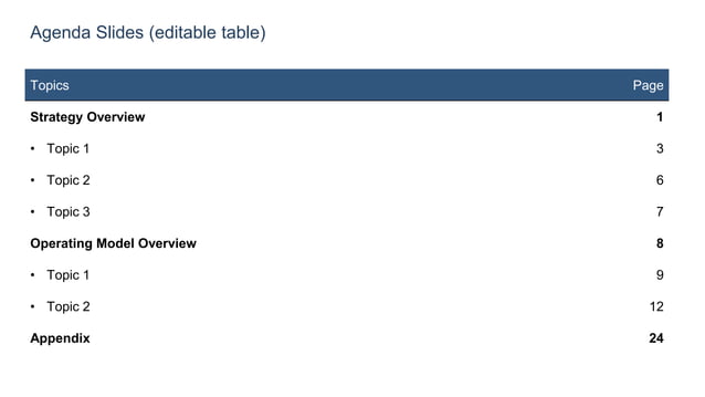 Consulting Template Slides - Mckinsey, BCG & Bain Style Communication ...