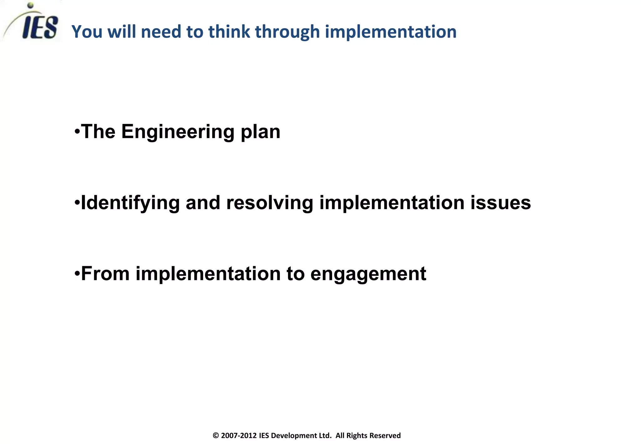 Consulting toolkit planning implementation | PPT