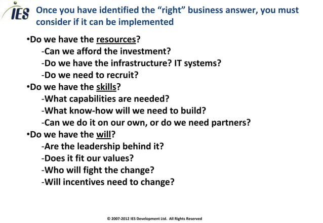 Consulting toolkit planning implementation | PPT