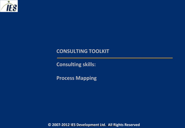 Process Mapping | Consulting Toolkit