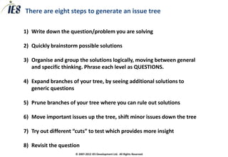 Consulting toolkit structuring the problem | PPTX