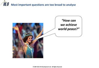 Consulting toolkit structuring the problem | PPTX