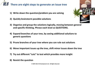 Consulting toolkit structuring the problem | PPTX