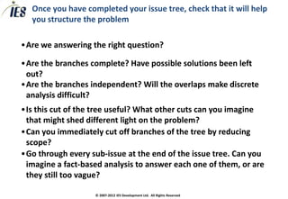 Consulting toolkit structuring the problem | PPTX