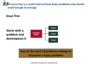 Consulting toolkit structuring the problem | PPTX