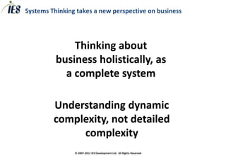 Consulting toolkit systems thinking | PPTX