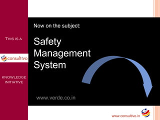 Safety Management System | PPT