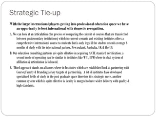 Consultonomic Solutions for Strategic Growth - Educational Institutes ...