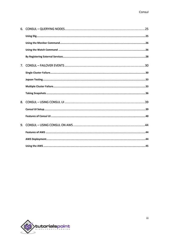 Consul tutorial | PDF