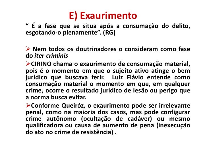 Consumacao e tentativa