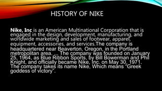 Consume behavior of Nike | PPTX