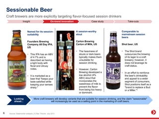 Consumer and Innovation Trends in Craft Beer | PDF