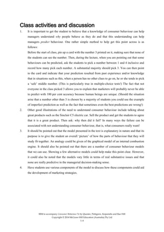 Consumer behaviour implications for Marketing strategy 7th Edition ...