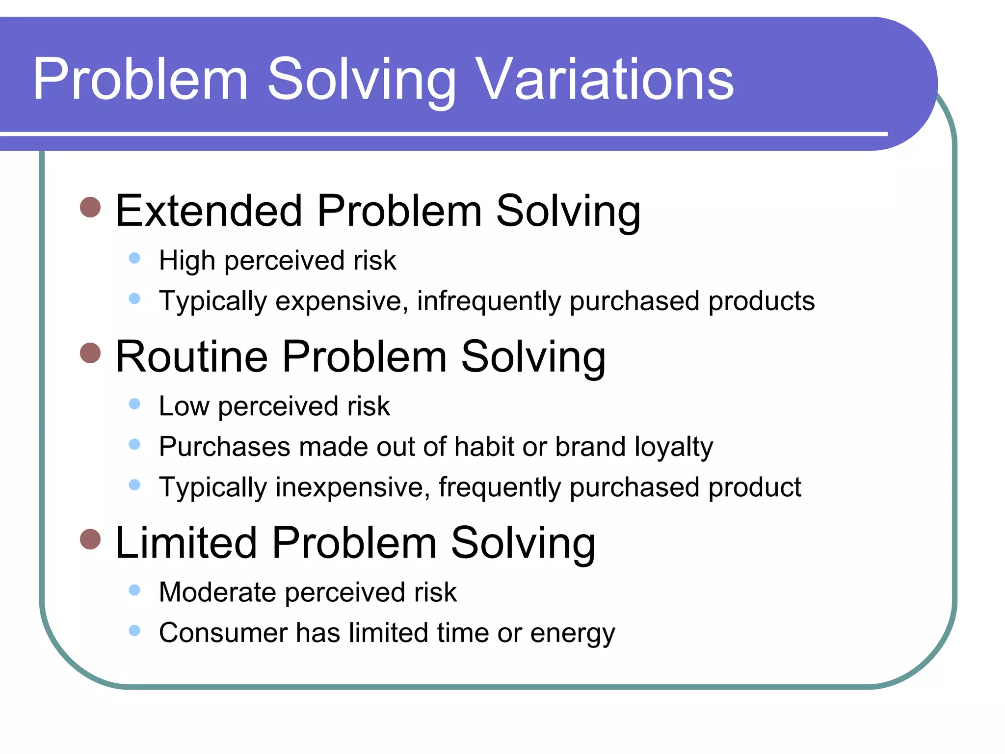 Consumer Decision Making Process | PPT