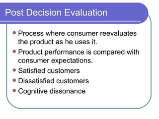 Consumer Decision Making Process | PPT