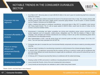 Consumer Durables Sector Report January 2018 | PPT
