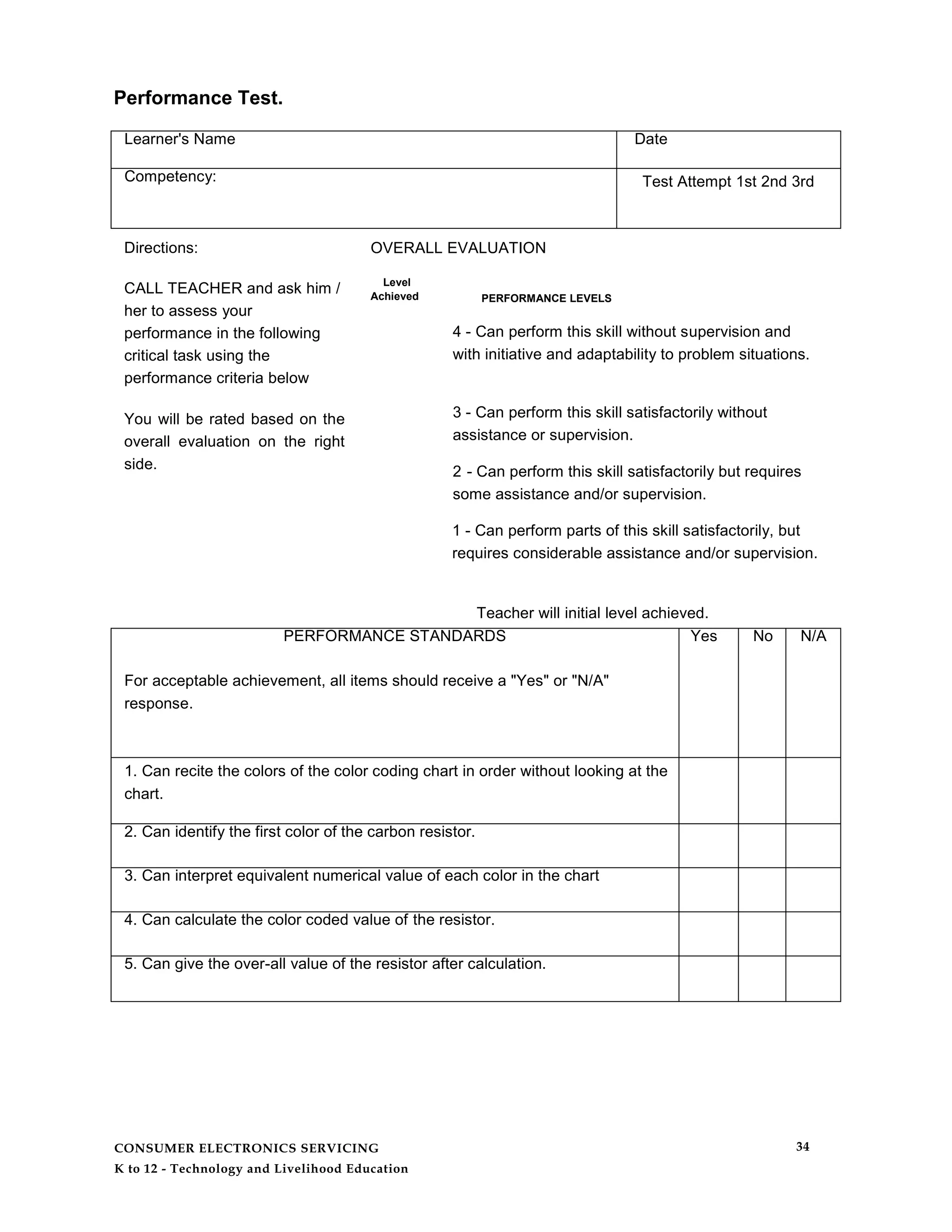 Consumer electronics-servicing-learning-module | PDF