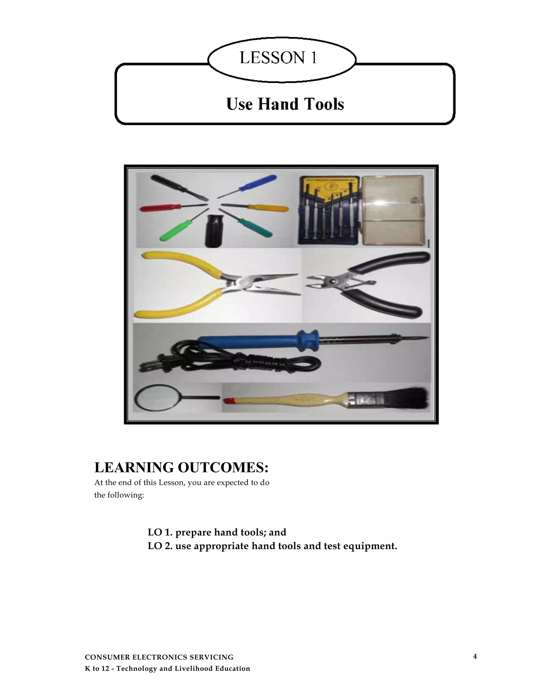 Consumer electronics-servicing-learning-module | PDF