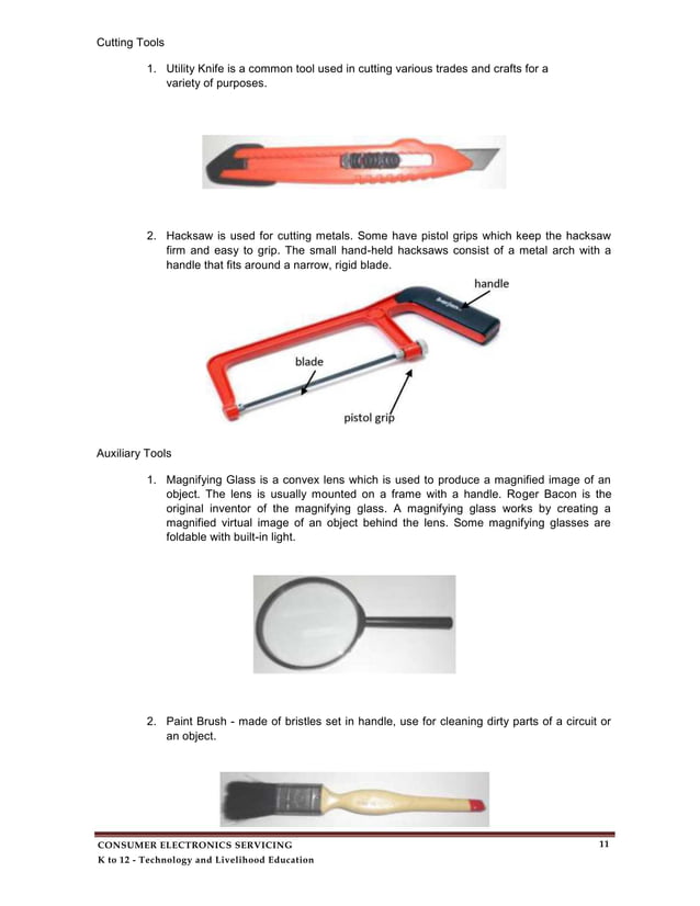 Consumer electronics-servicing-learning-module | PDF | Educational Assessment | Education
