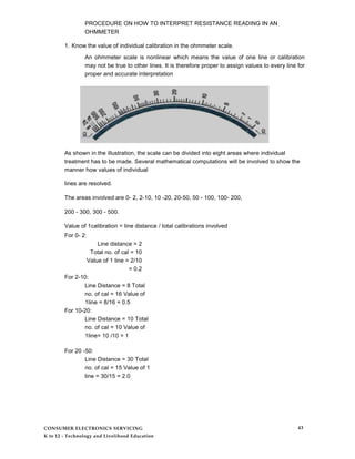 Consumer electronics-servicing-learning-module | PDF