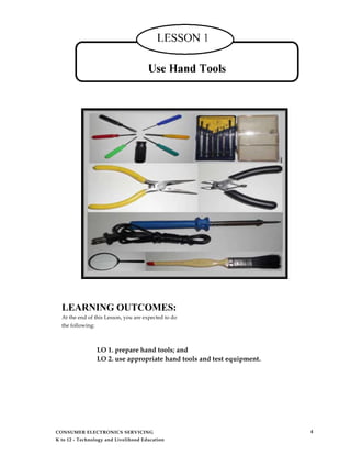 Consumer electronics-servicing-learning-module | PDF