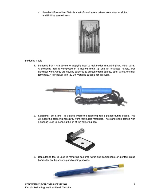Consumer electronics-servicing-learning-module | PDF | Educational ...