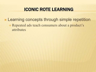 Consumer Learning the meaning and types in consumer behaviour | PPT