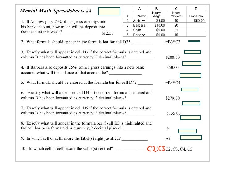 Consumer Math 20s Slides November 9, 2007