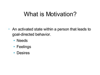 Consumer Motivation | PPT