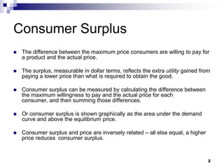 Consumer-&-Producer-Surplusjejdjndndndjjdjdj | PPT