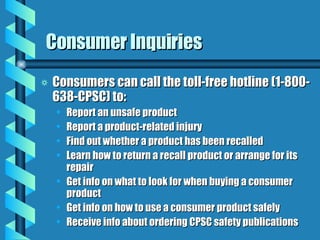 Consumer Product Safety Commission2 | PPT