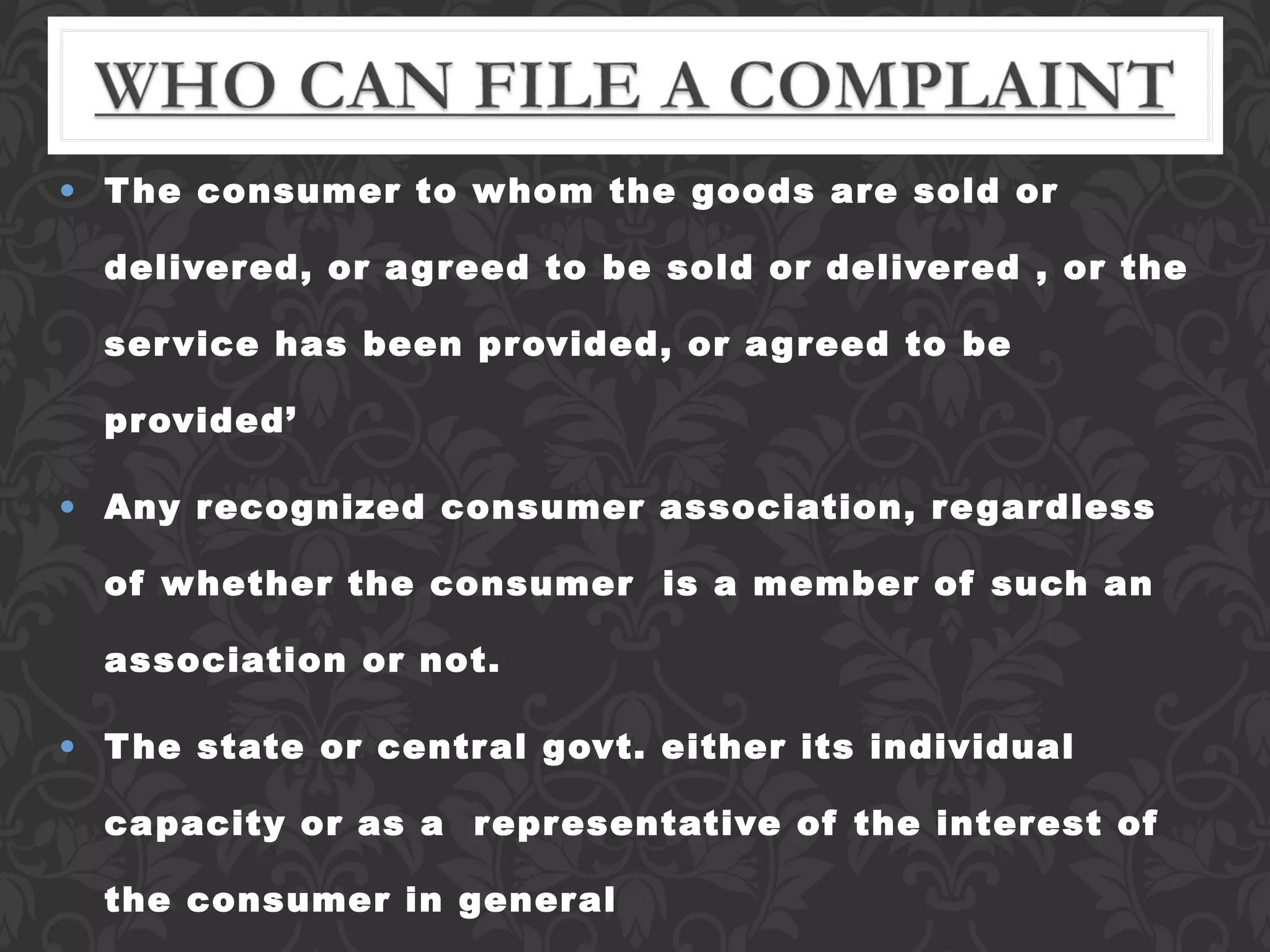 Consumer protection-act-ppt | PPT | Free Download