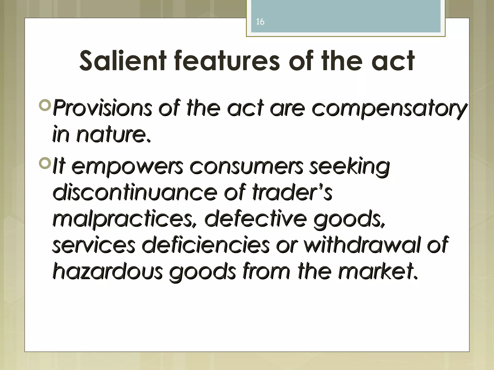 Consumer protection-act-ppt | PPT