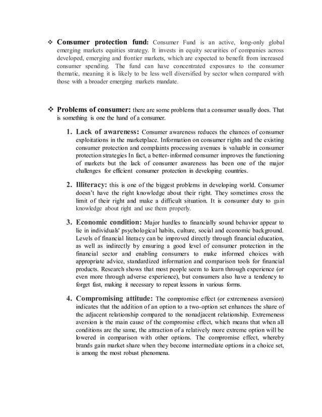 Consumer right | DOCX