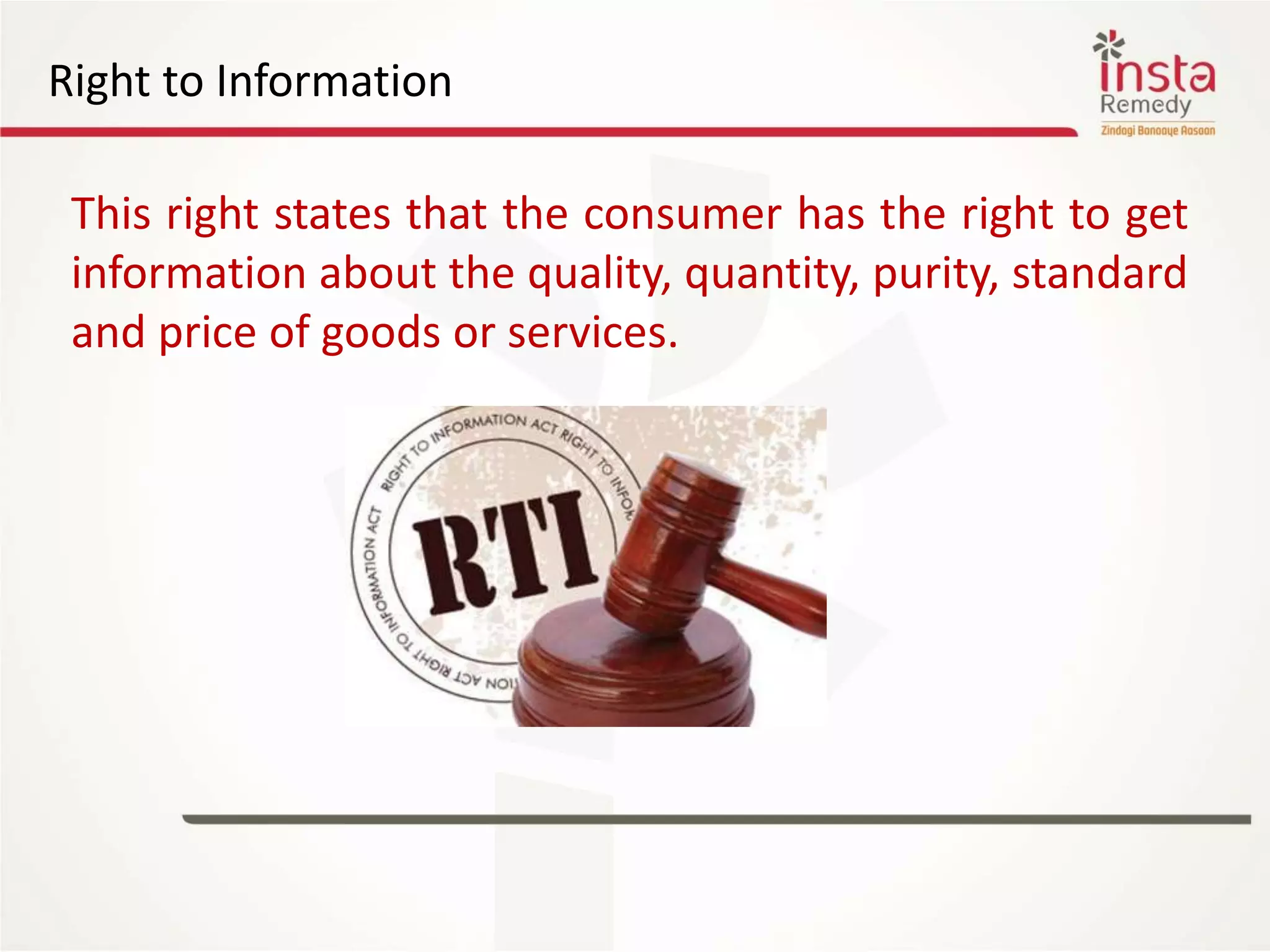 Consumer Rights in India | PPTX