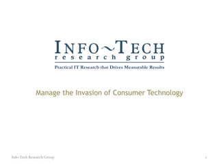 Consumer tech invasion | PPT