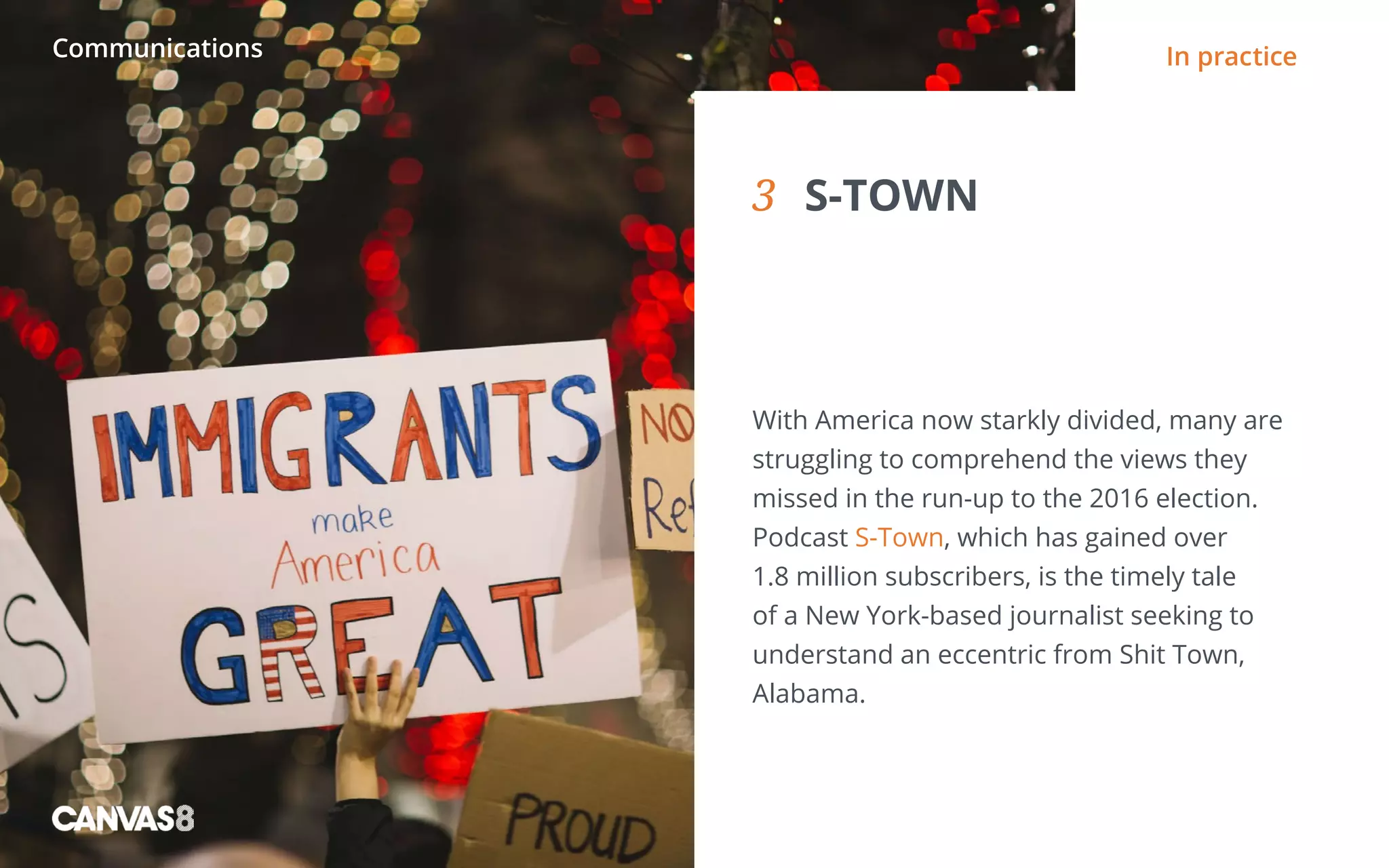 Consumer trends in Communications 2018 : Canvas8 | PPT