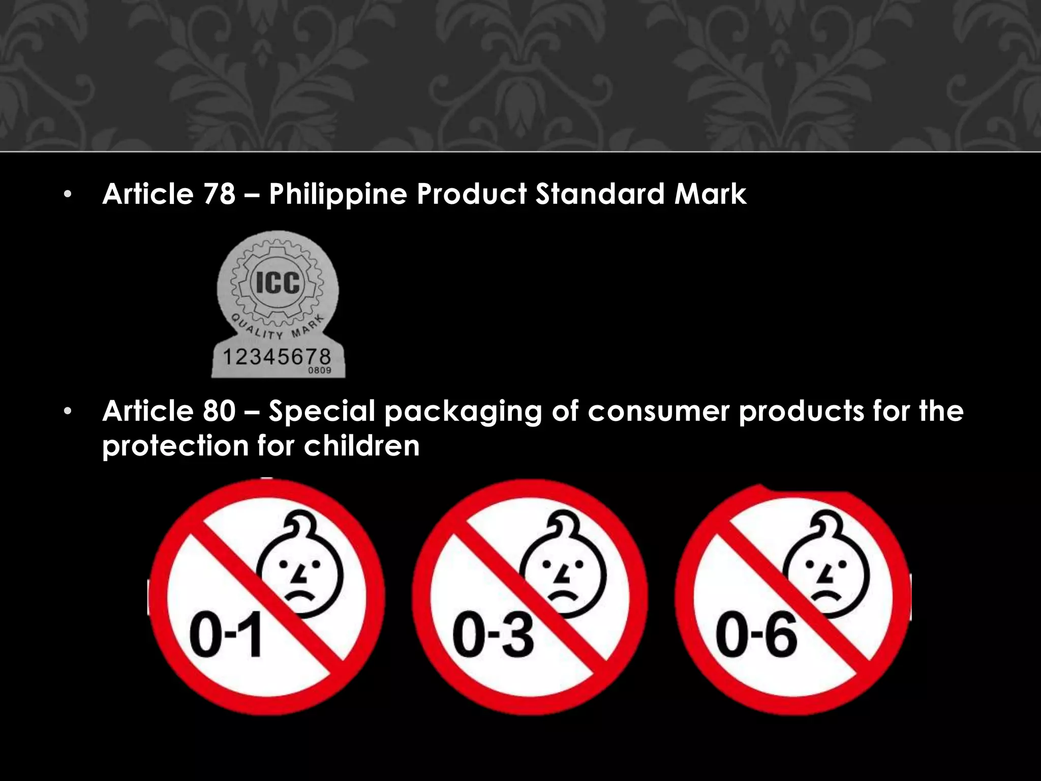 Consumer Act of the Philippines R.A 7394 | PPTX