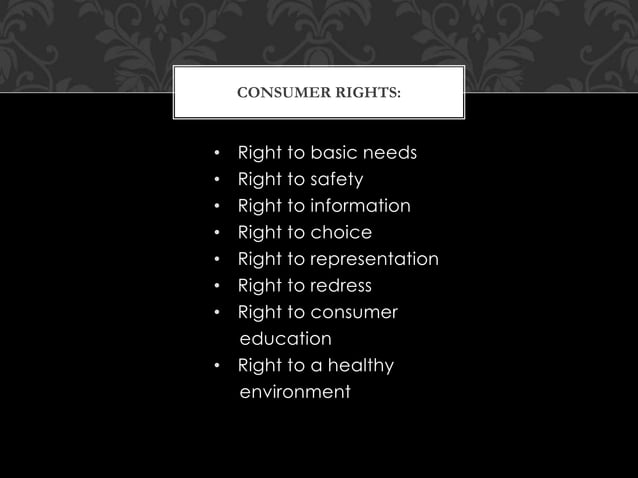 Consumer Act of the Philippines R.A 7394 | PPTX | Business | Business ...