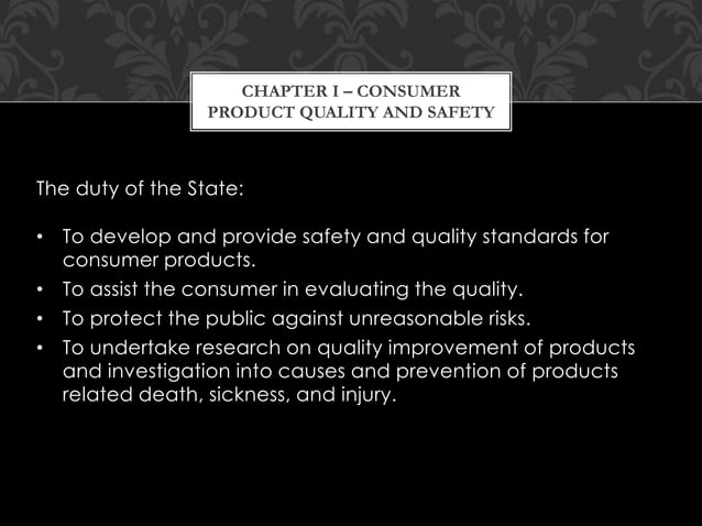 Consumer Act of the Philippines R.A 7394 | PPTX | Business | Business ...