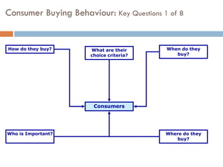 Analyse Consumer Behaviour for Specific Markets | PDF