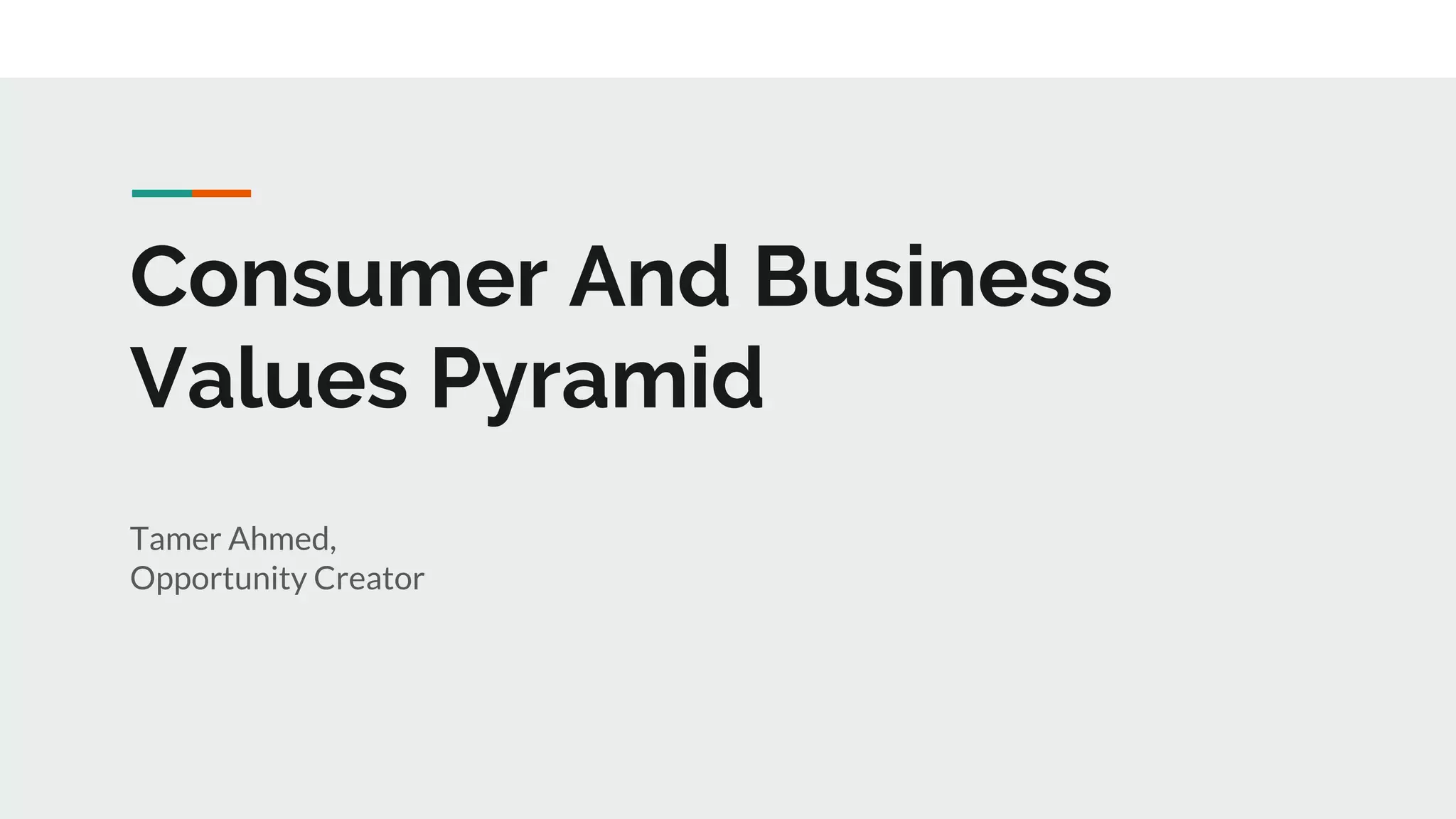Consumer and business values pyramid | PDF
