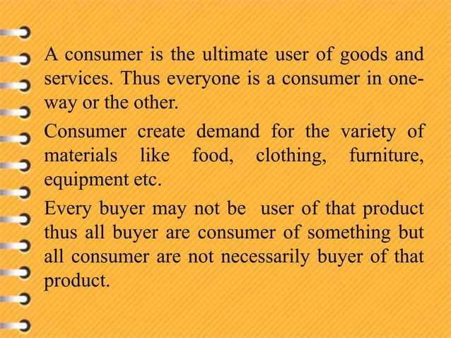 Consumer and consumerism | PPTX | Household Supplies | Shopping