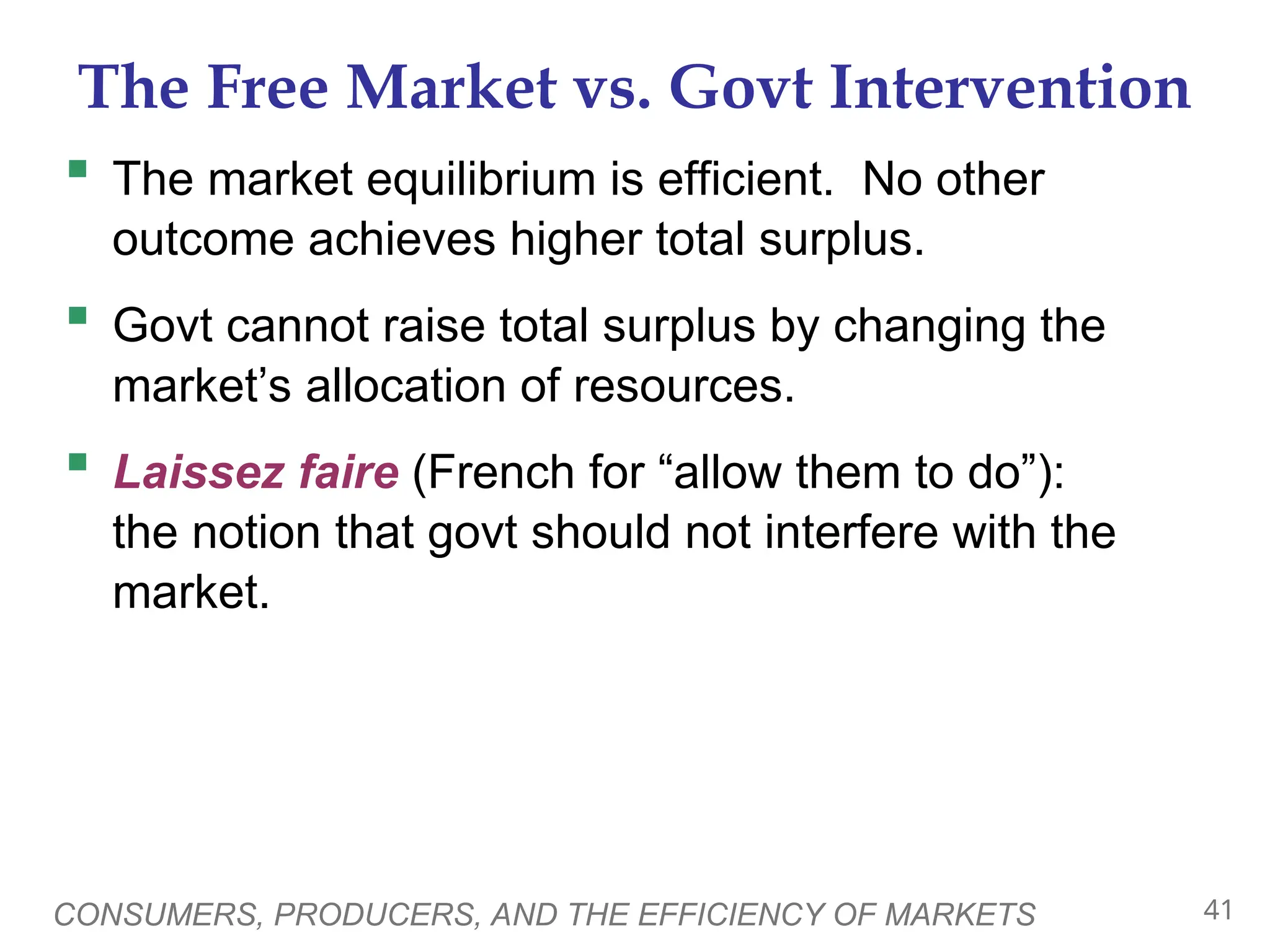 Consumer and Producers Surplus Microeconomics | PPT