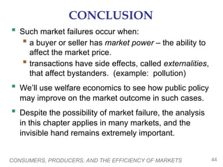 Consumer and Producers Surplus Microeconomics | PPT
