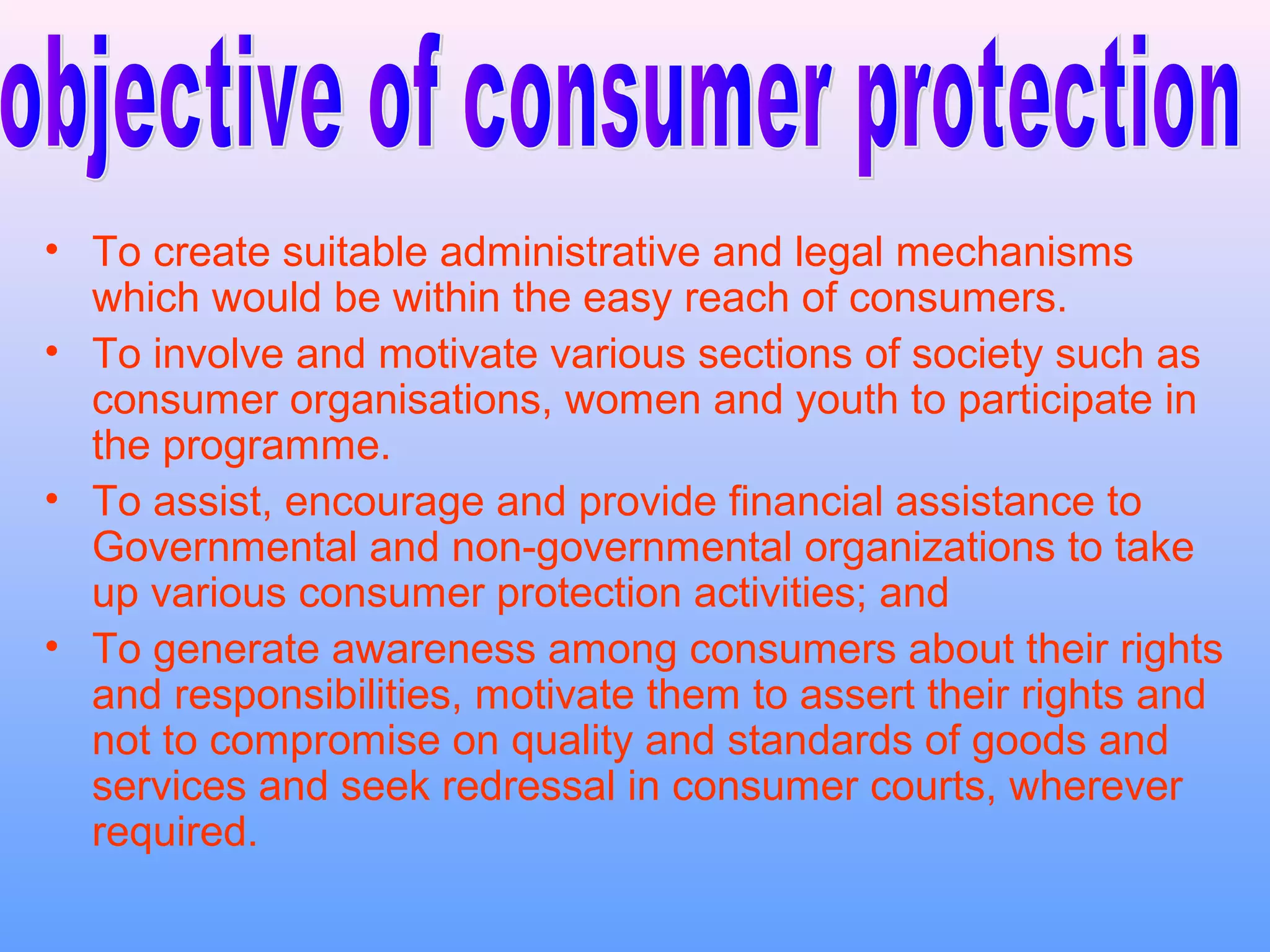 Consumer awareness | PPT