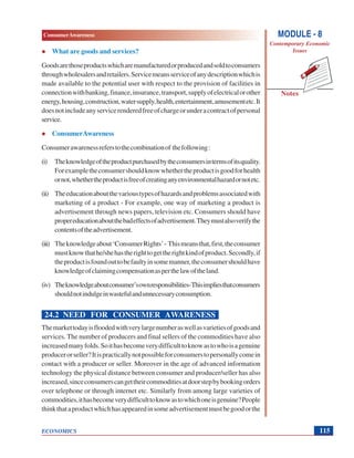 Consumer awareness | PDF
