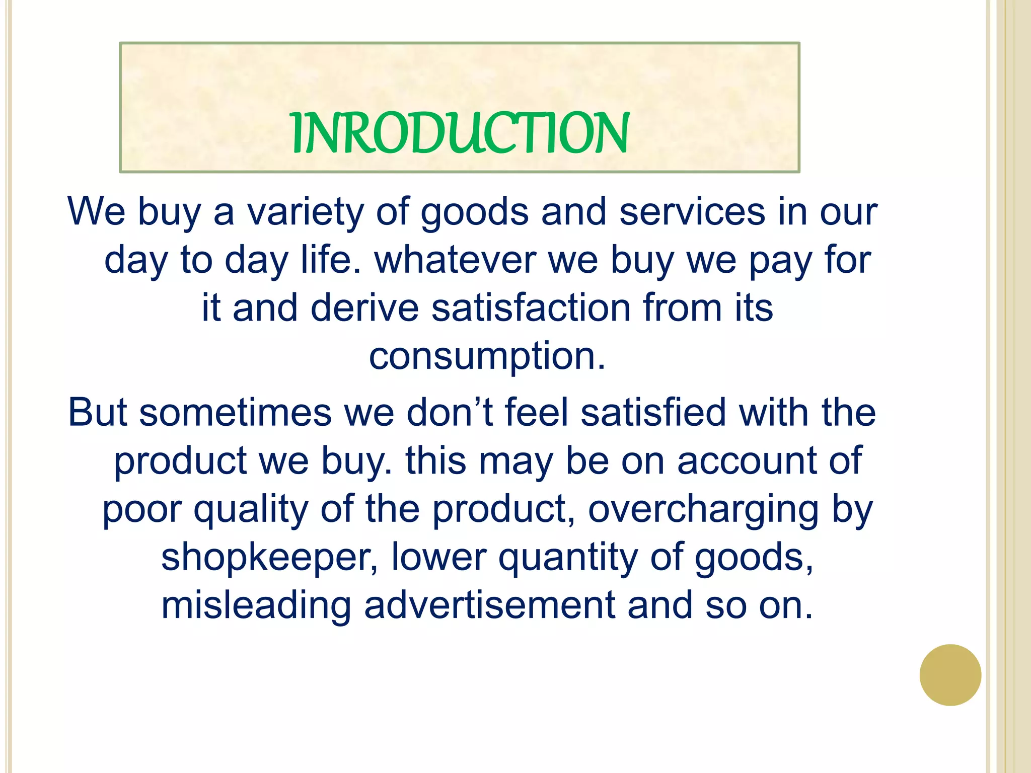 Consumer Awareness | PPTX