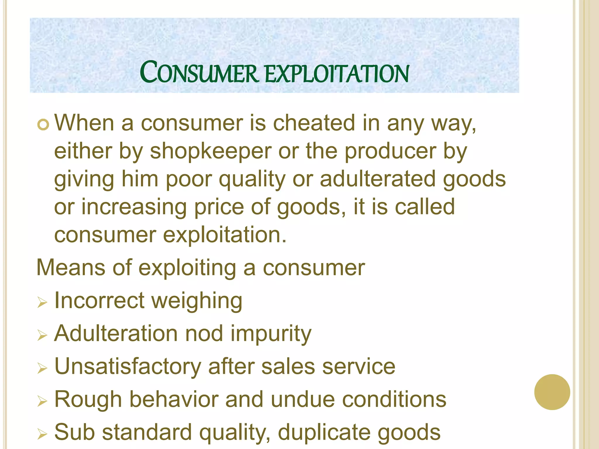 Consumer Awareness | PPTX