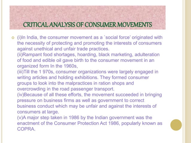 Consumer Awareness | PPTX